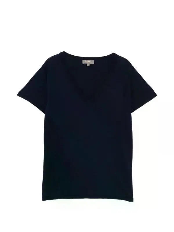 N.peal Selene V-neck Top - Blue