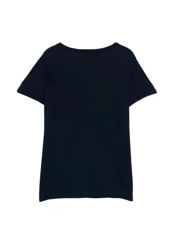 N.peal Selene V-neck Top - Blue
