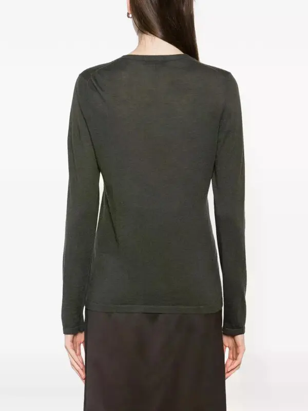 N.peal V-neck Cardigan - Green