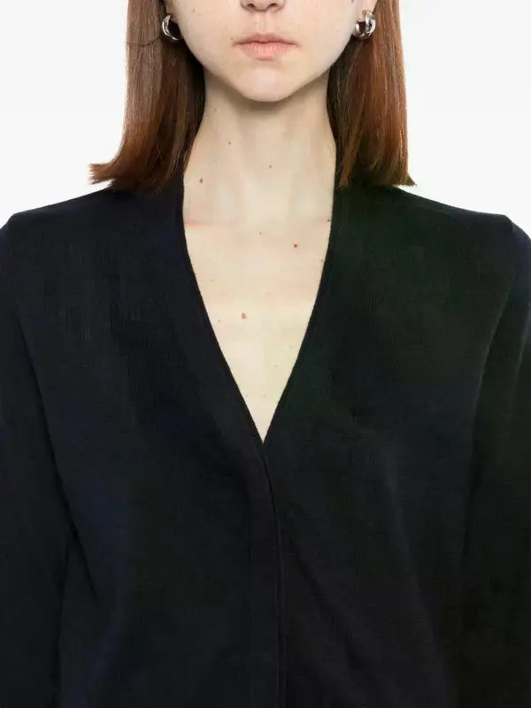 N.peal Long-sleeve V-neck Cardigan