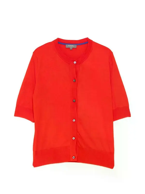 N.peal Short-sleeved Cardigan