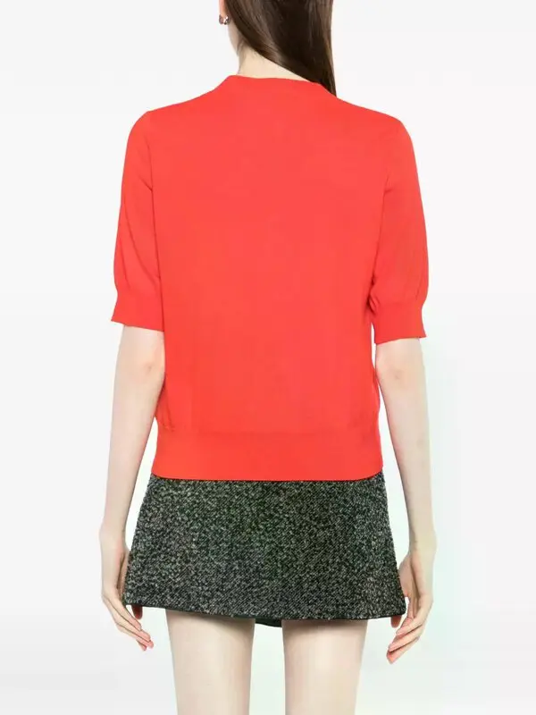 N.peal Short-sleeved Cardigan