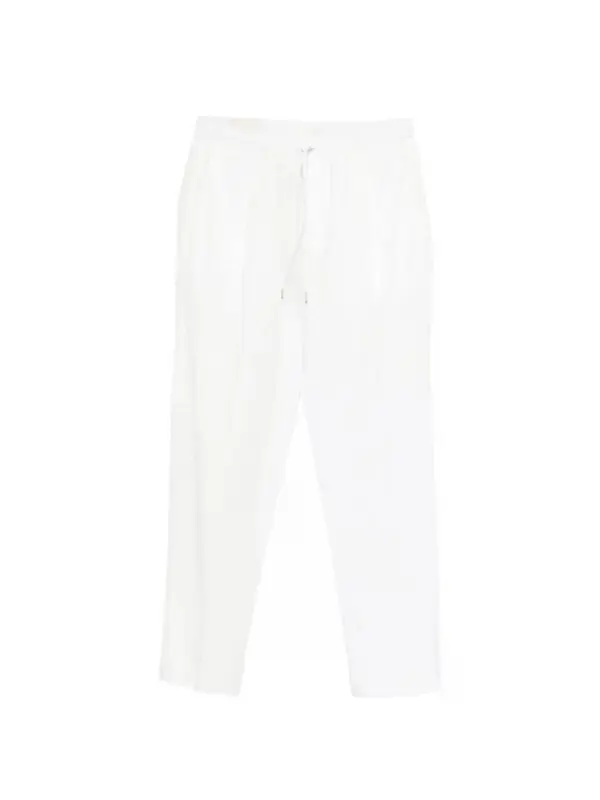 BRIGLIA 1949 Wimbledons Drawstring Trousers - White