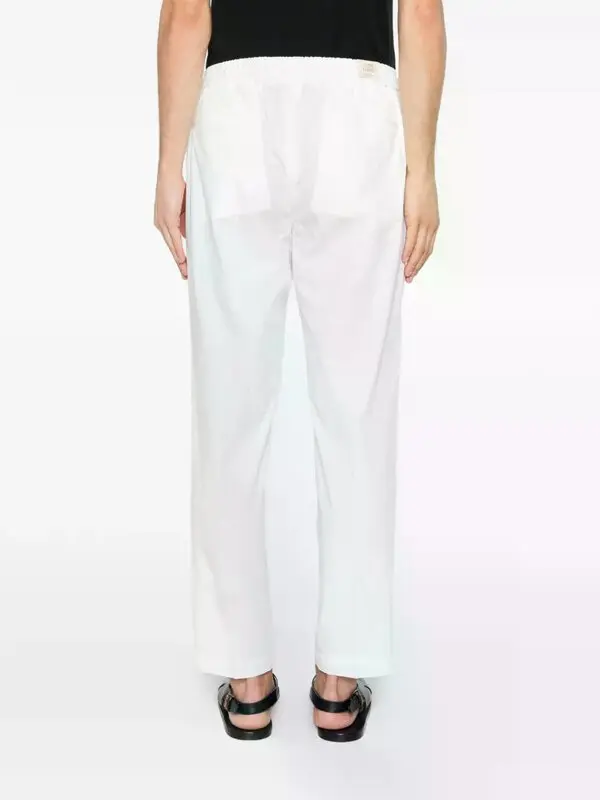 BRIGLIA 1949 Wimbledons Drawstring Trousers - White