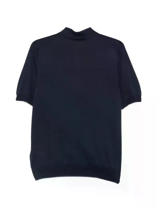 FAY Buttoned Polo Shirt - Blue