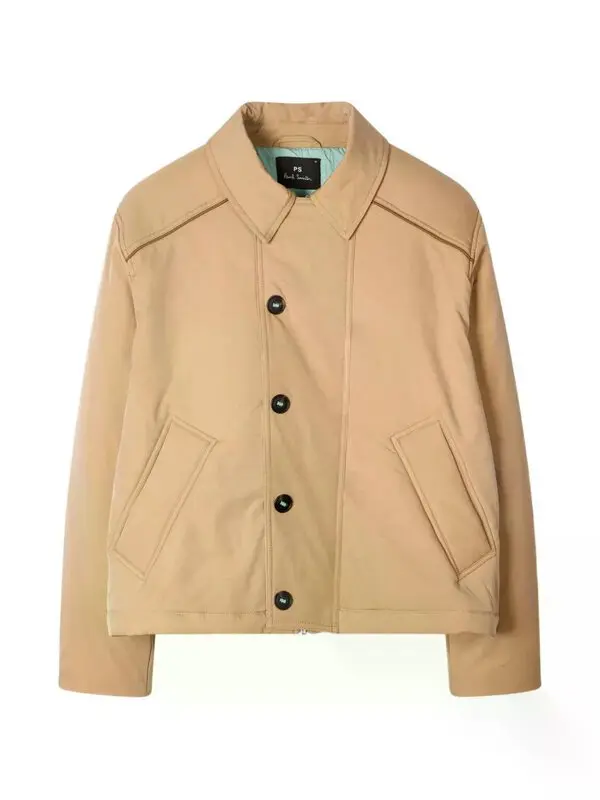 Paul Smith Button Quilted Jacket - Neutrals