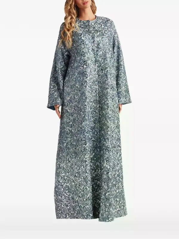 Tadashi Shoji Sequin Floral Embellished Dress - White