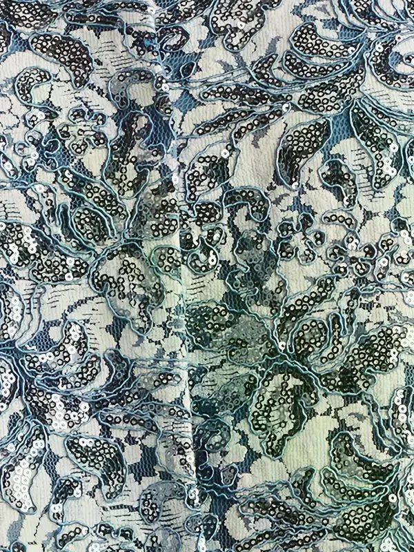 Tadashi Shoji Sequin Floral Embellished Dress - White