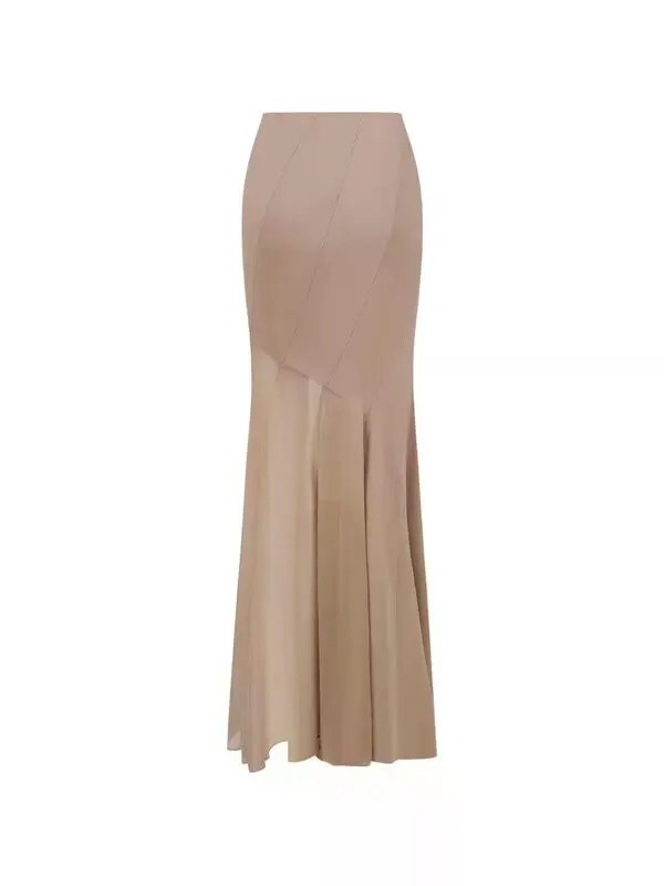 OUDE WAAG Panelled Maxi Skirt - Neutrals