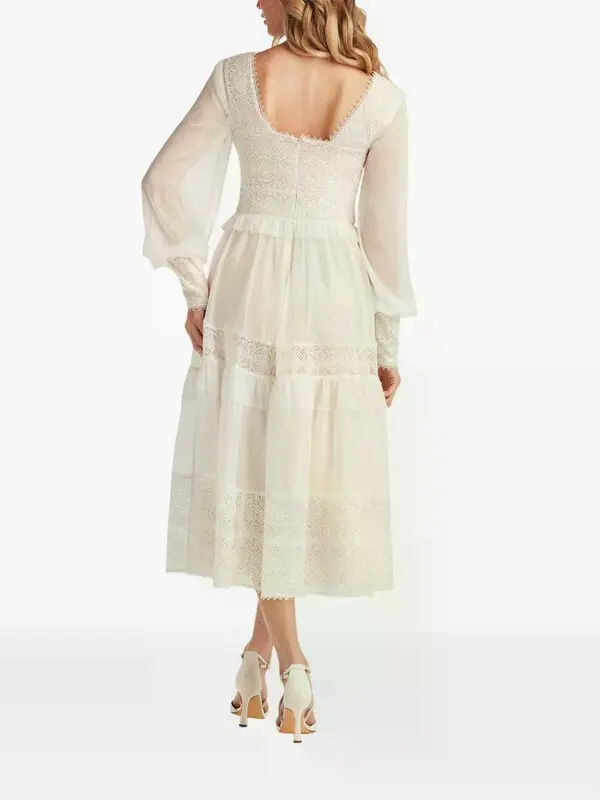 Tadashi Shoji Ruffled Lace Dress