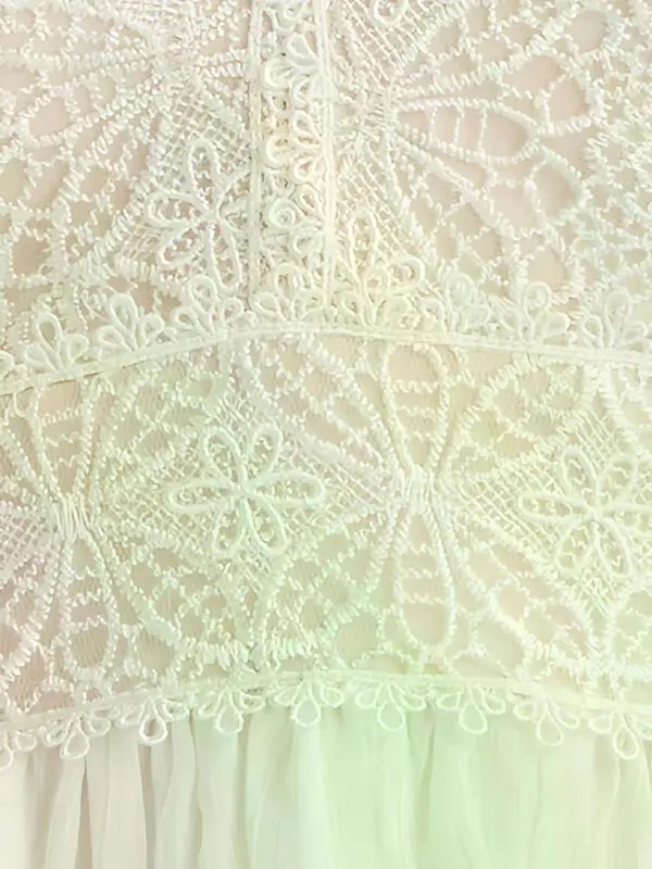 Tadashi Shoji Ruffled Lace Dress