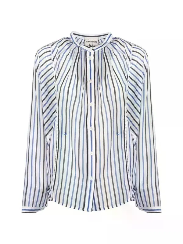SEMICOUTURE Vertical Striped Shirt