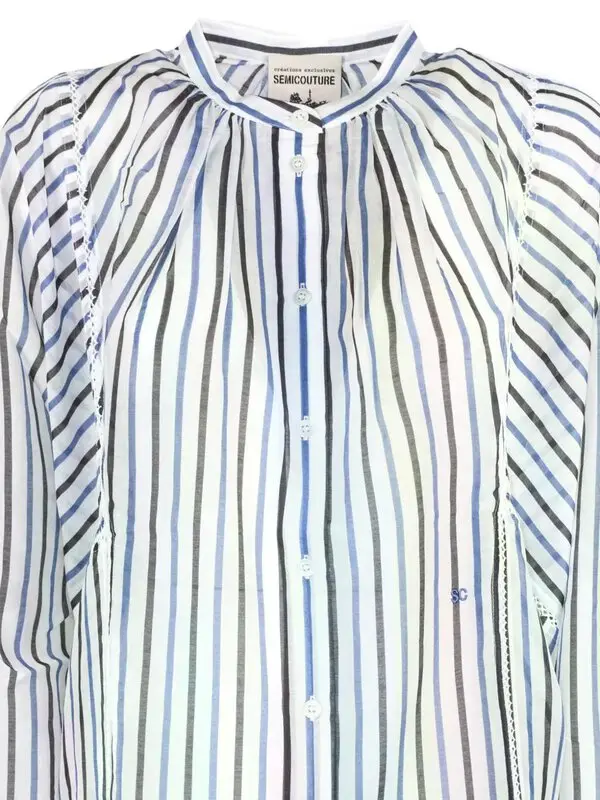 SEMICOUTURE Vertical Striped Shirt