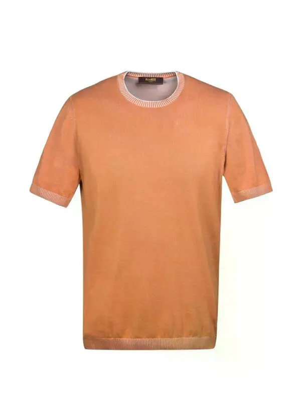 MOORER Crew Neck Short-sleeve Shirt
