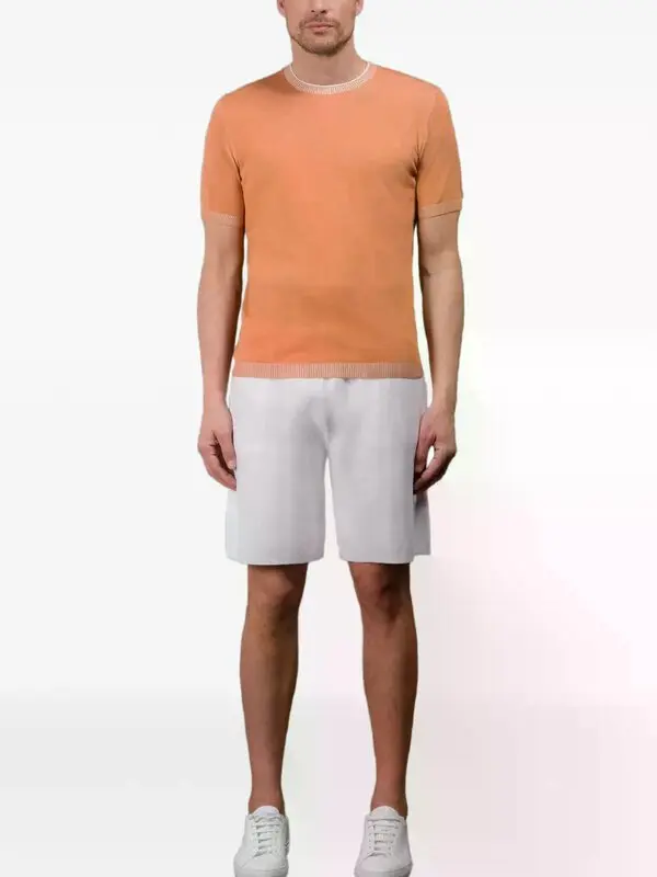 MOORER Crew Neck Short-sleeve Shirt