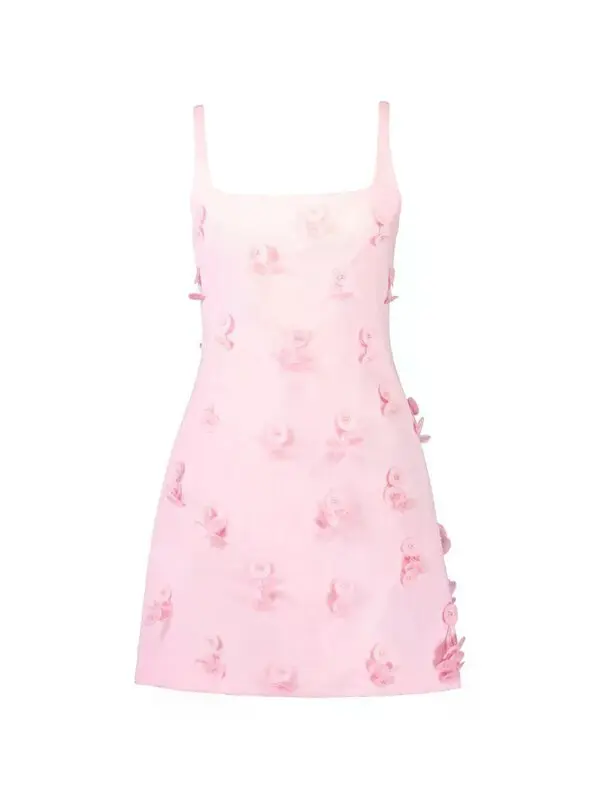 Simkhai Cailinn Floral-appliqué Dress - Pink