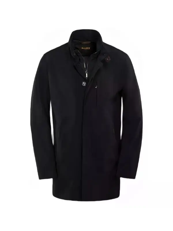 MOORER Technical Fabric Coat With Detachable Hood
