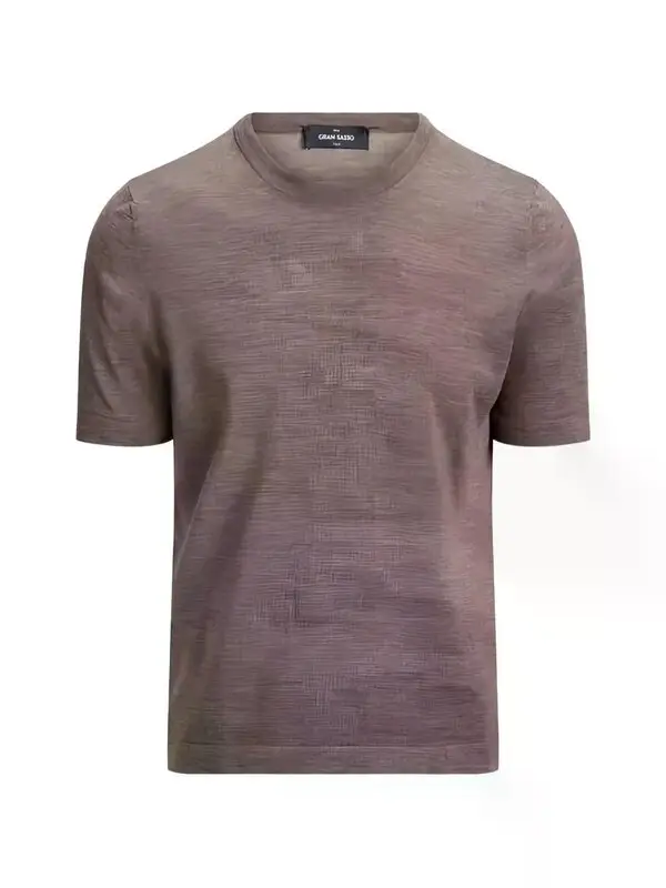 GRAN SASSO Short-sleeve Wool T-shirt