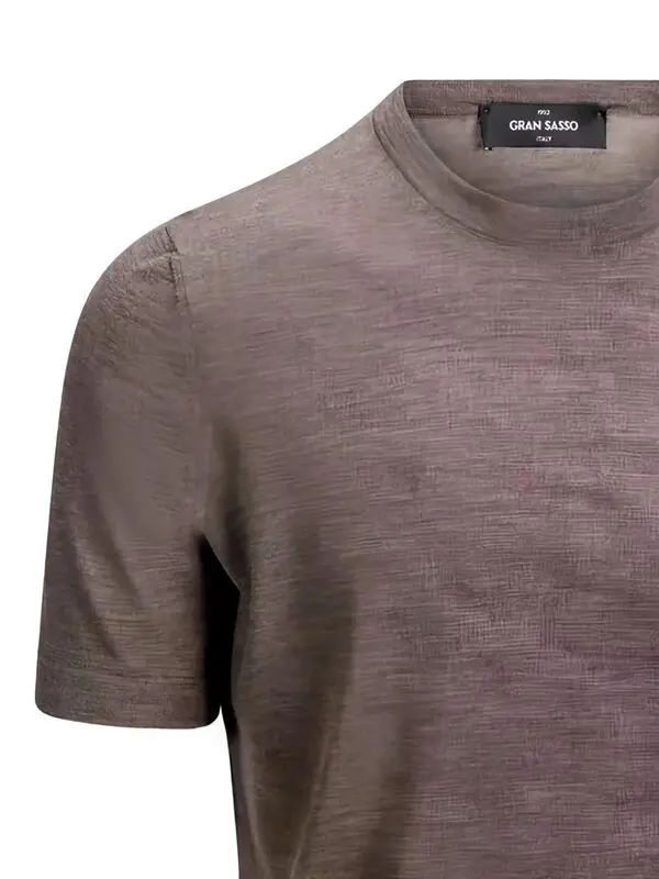 GRAN SASSO Short-sleeve Wool T-shirt
