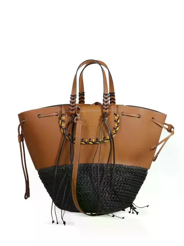 CUBA LAB Woven-panel Tote Bag