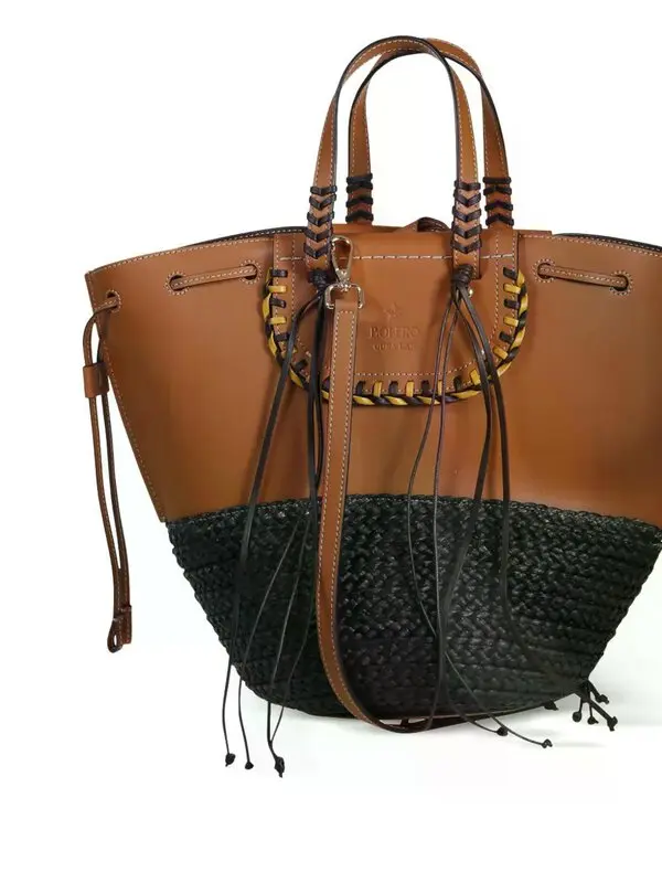 CUBA LAB Woven-panel Tote Bag