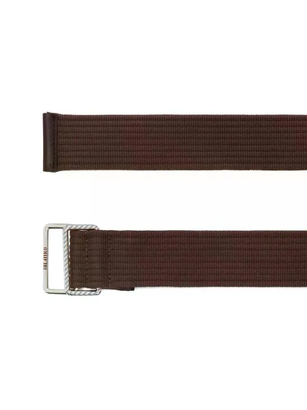 Attico Striped Ribbon Belt