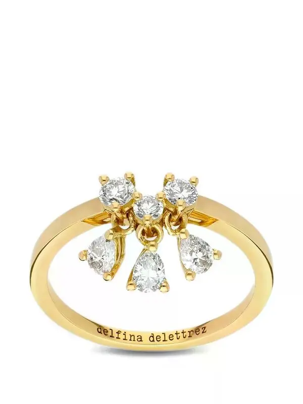 Delfina Delettrez Dancing Diamonds Ring - Gold