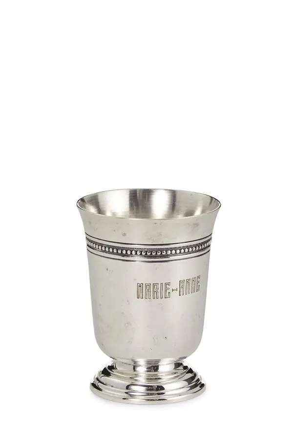 VINTAGE TABLEWARE Metal Set Of Cups