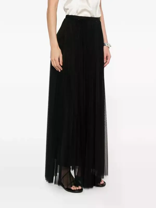 FORTE_FORTE A-line Maxi Skirt - Black