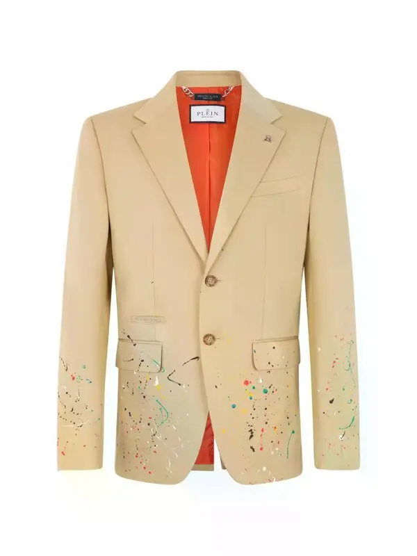 Philipp Plein Paint-splash Blazer