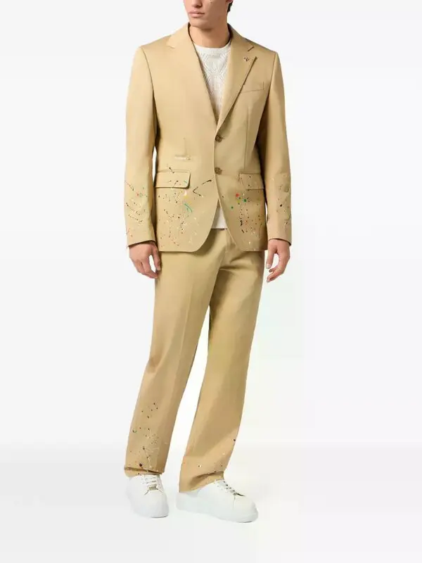 Philipp Plein Paint-splash Blazer