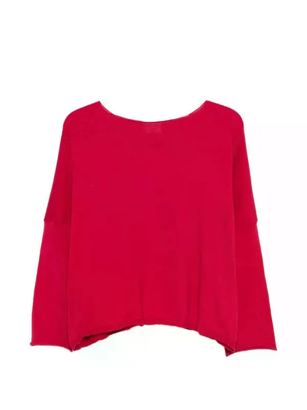 BEYOU Boat-neck Top - Red