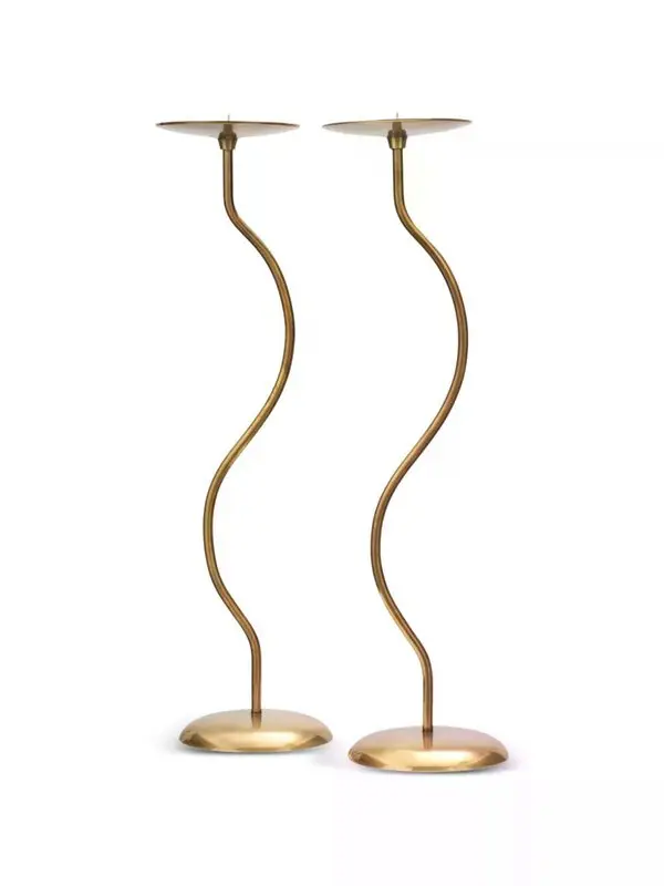 FOURTH STREET Dancing Duo Candlestick Holder - Gold