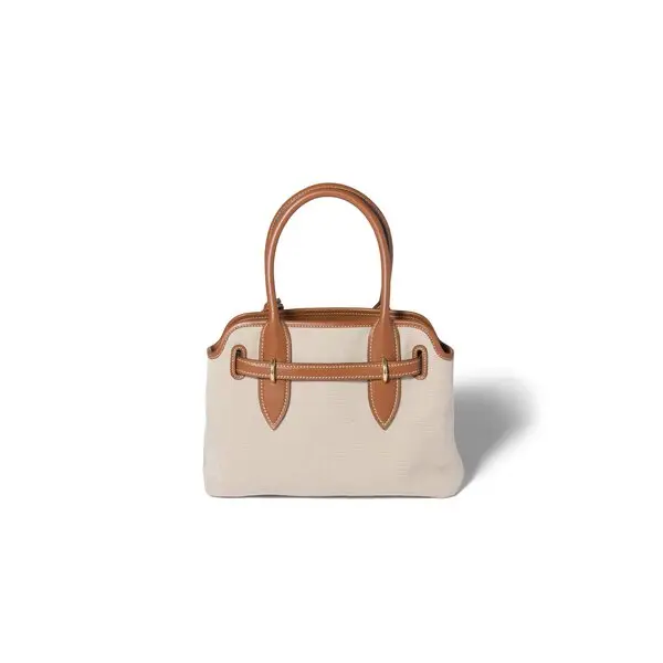 Miu Miu Aventure Canvas And Leather Bag