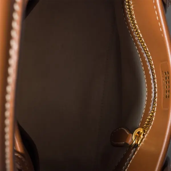 Miu Miu Aventure Canvas And Leather Bag
