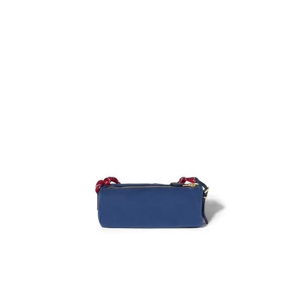 Miu Miu Gabardine Pouch - Indigo/amaranth