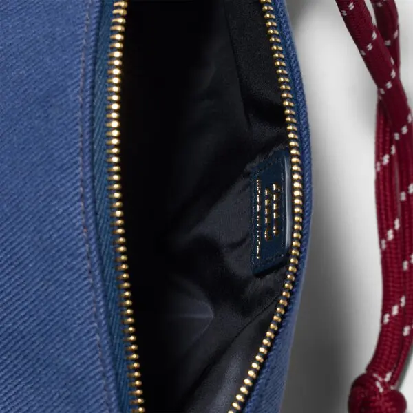 Miu Miu Gabardine Pouch - Indigo/amaranth