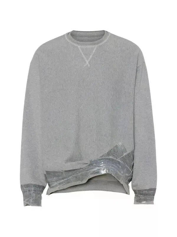 MAISON MARGIELA Crewneck Sweater With Paint Effect