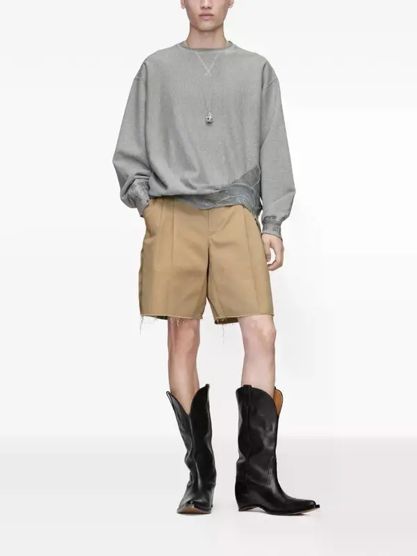 MAISON MARGIELA Crewneck Sweater With Paint Effect