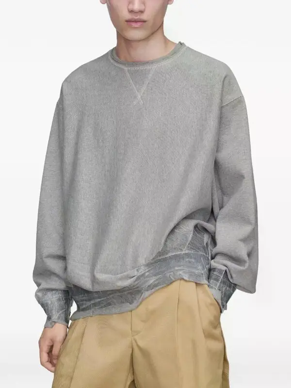 MAISON MARGIELA Crewneck Sweater With Paint Effect