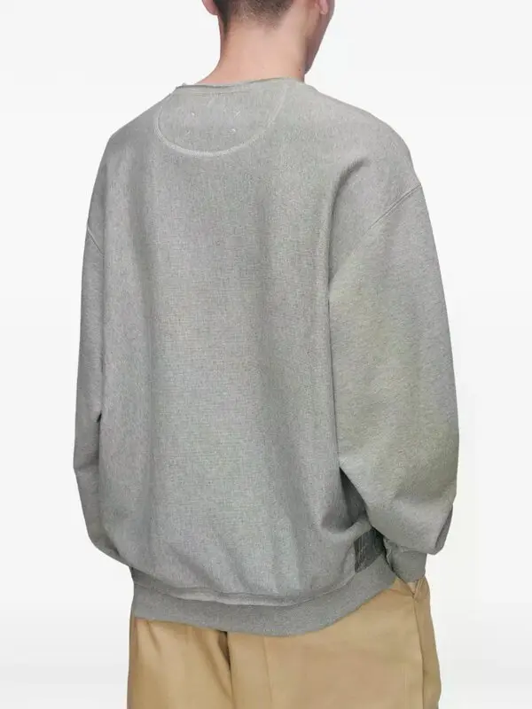 MAISON MARGIELA Crewneck Sweater With Paint Effect