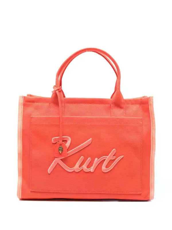 Kurt Geiger Signature Medium Tote Bag - Orange