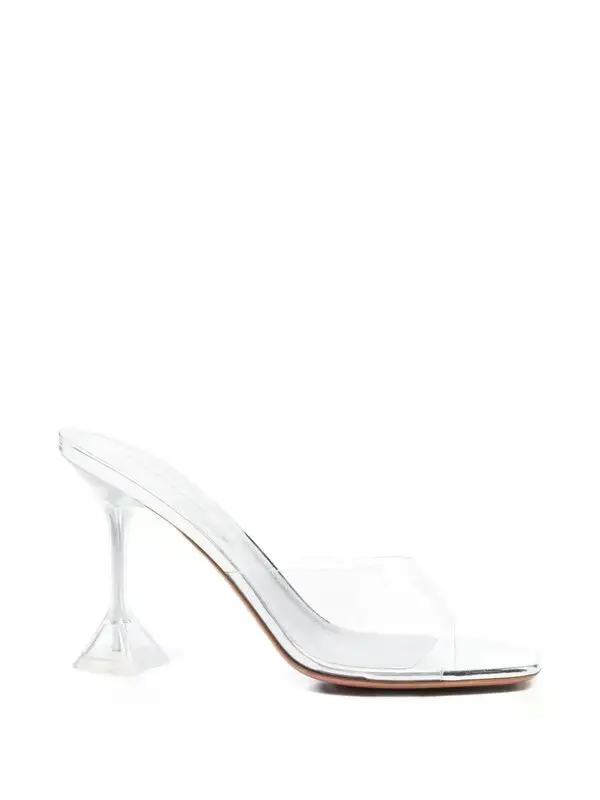Amina Muaddi Lupita Open-toe Pumps - White