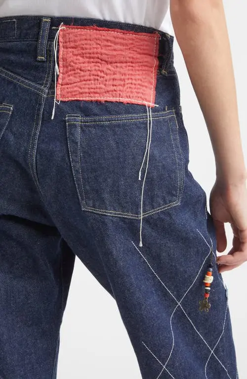 KURO Handscape Denim Bermuda Shorts