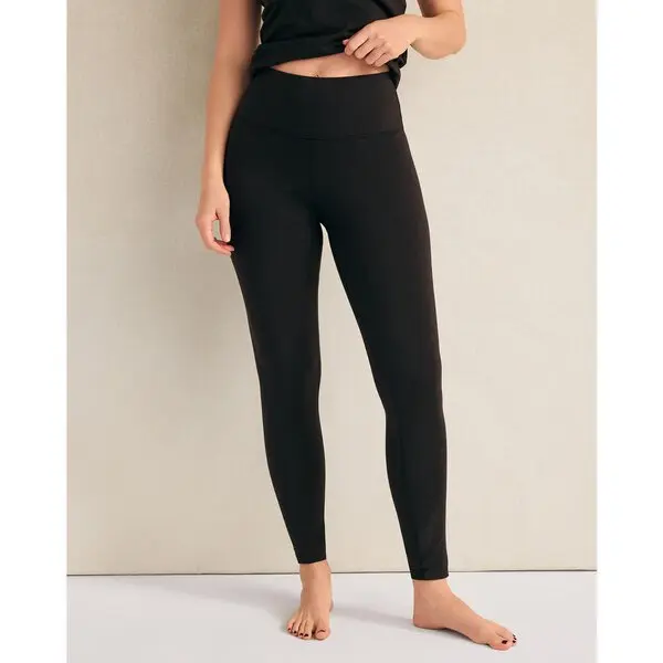 HAVEN WELL WITHIN Balance Organic Cotton Leggings - Black