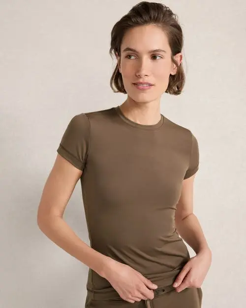 HAVEN WELL WITHIN Balance Tee - Deep Mocha
