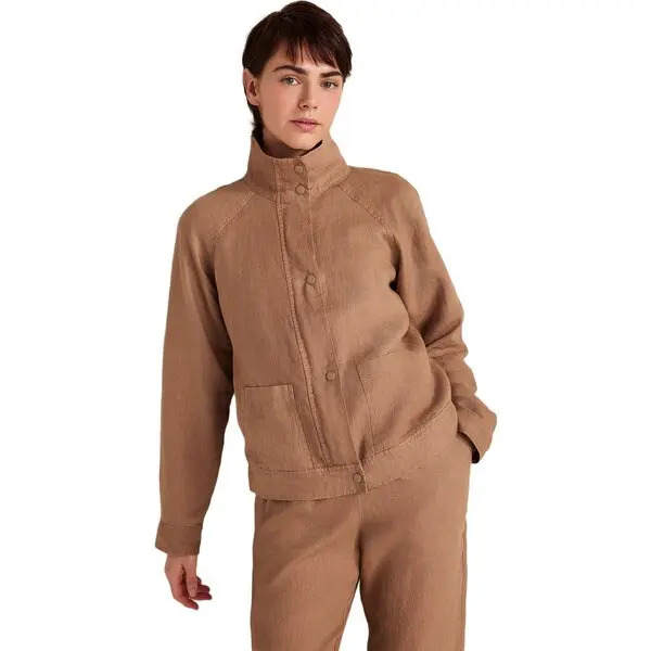 HAVEN WELL WITHIN Everweave Linen Jacket - Acorn