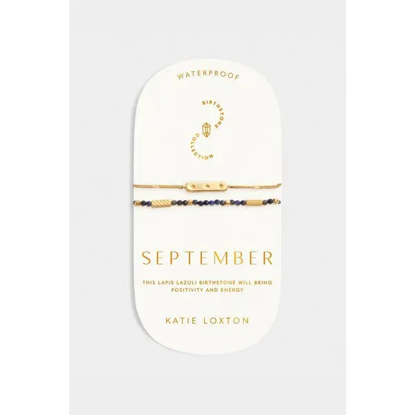 KATIE LOXTON Birthstone Bracelet With Lapis Lazuli - September