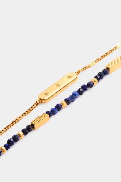 KATIE LOXTON Birthstone Bracelet With Lapis Lazuli - September