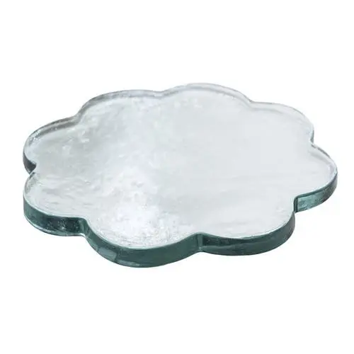 STORIED HOME Pressed Scalloped Cheese And Serving Board - Clear